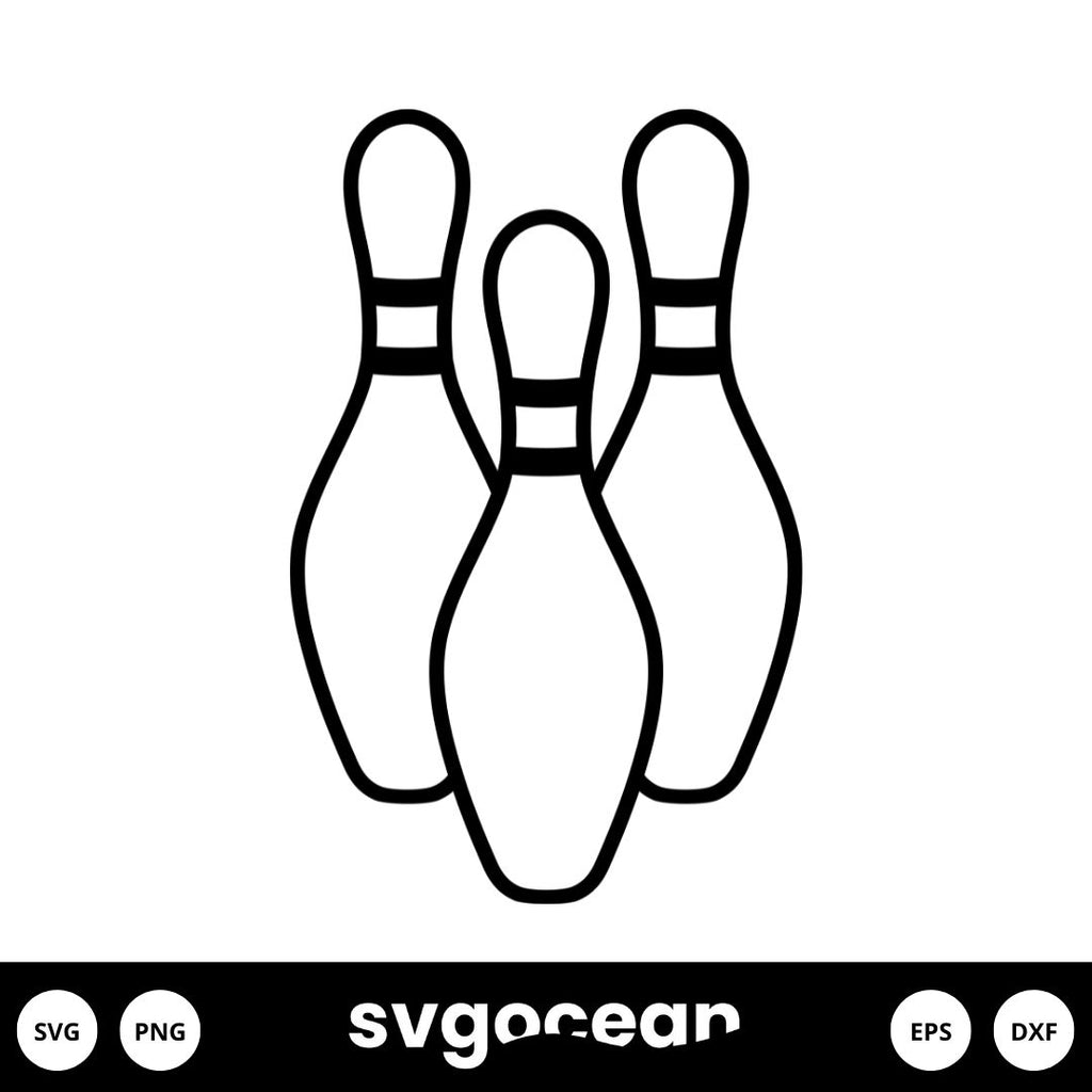Bowling SVG Cut Files - Free Download — svgocean