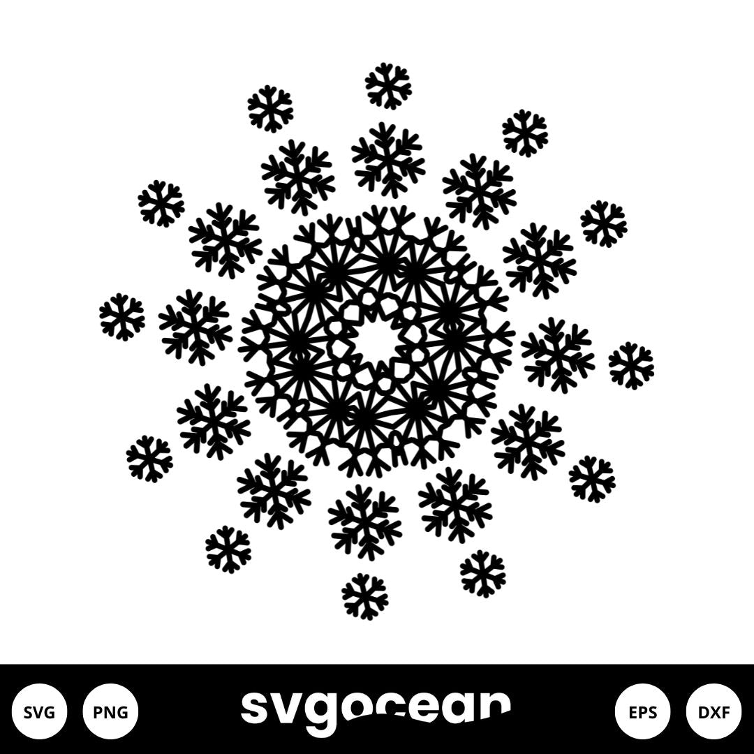 Free Snowflake Svg For Cricut vector for instant download - Svg Ocean ...