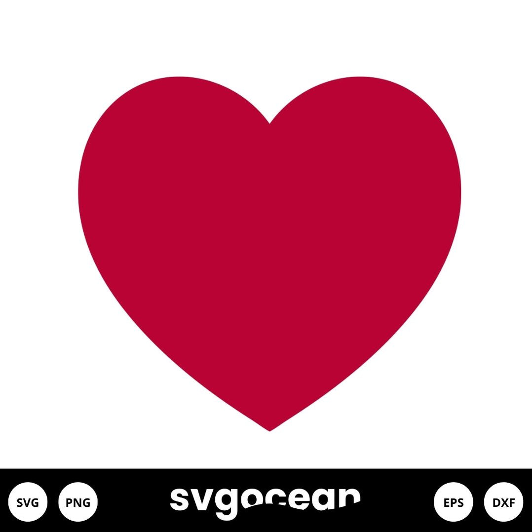 Heart Shape SVG vector for instant download - Svg Ocean — svgocean