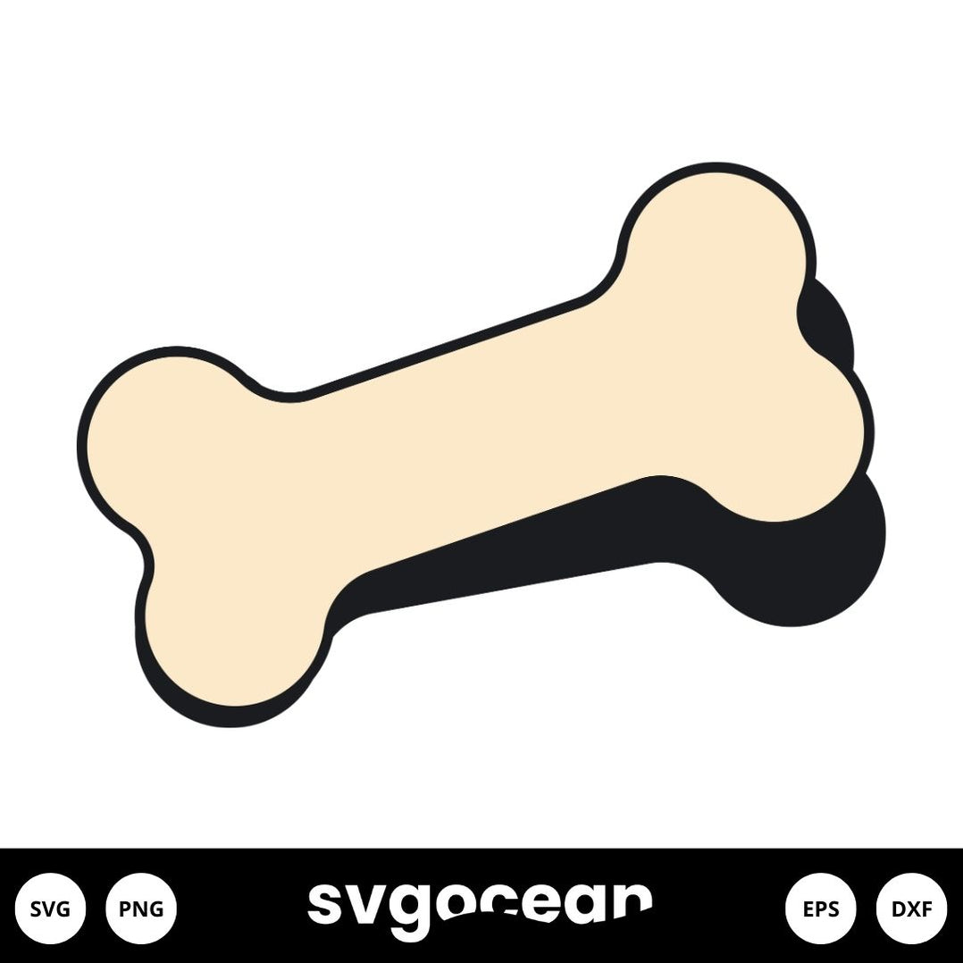 Dog Bone Svg vector for instant download - Svg Ocean — svgocean