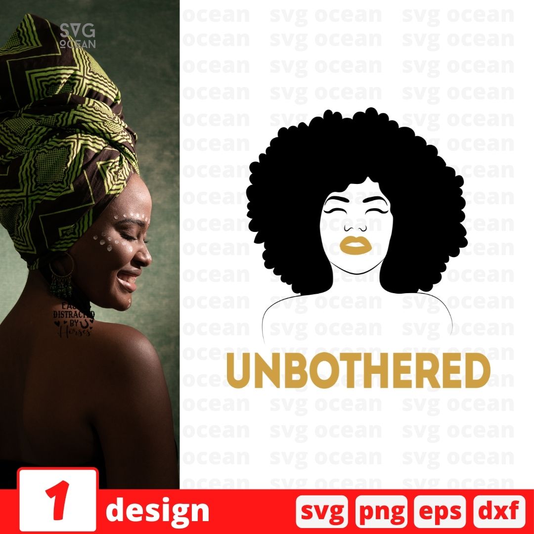 Unbothered vector for instant download - Svg Ocean — svgocean