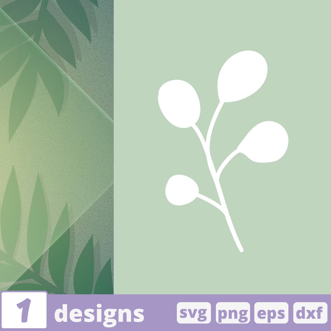 Flower Leaves SVG vector for instant download - Svg Ocean — svgocean