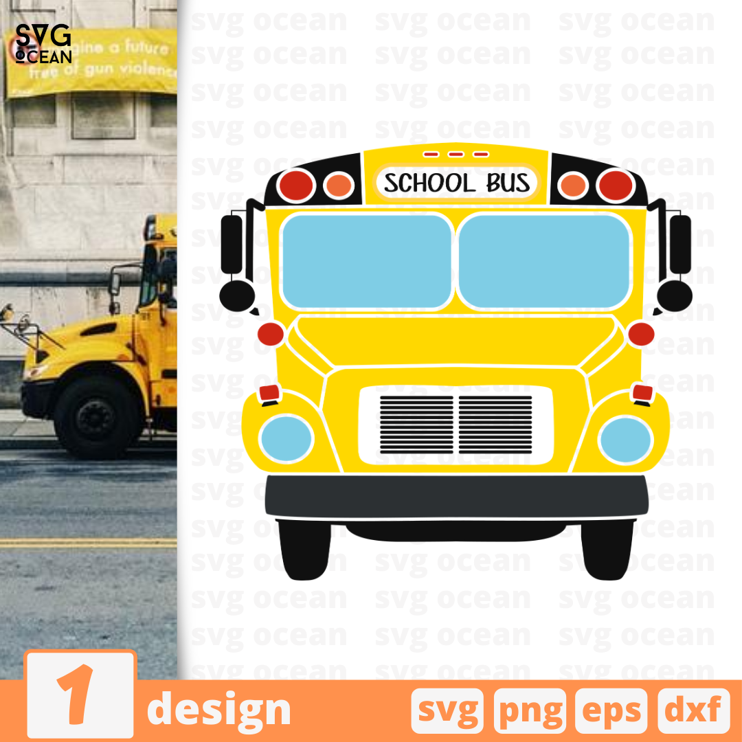School bus SVG bundle vector for instant download - Svg Ocean — svgocean
