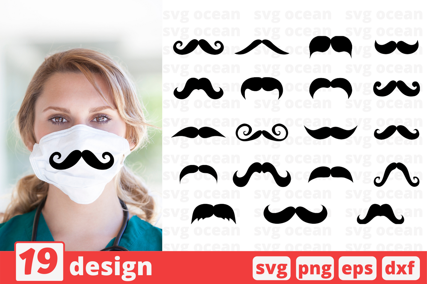 SVG Face Mask Patterns, Face Mask Design SVG | Free Mask SVG File ...
