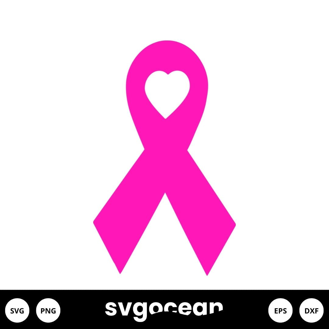 Breast Cancer Ribbons Svg vector for instant download - Svg Ocean ...