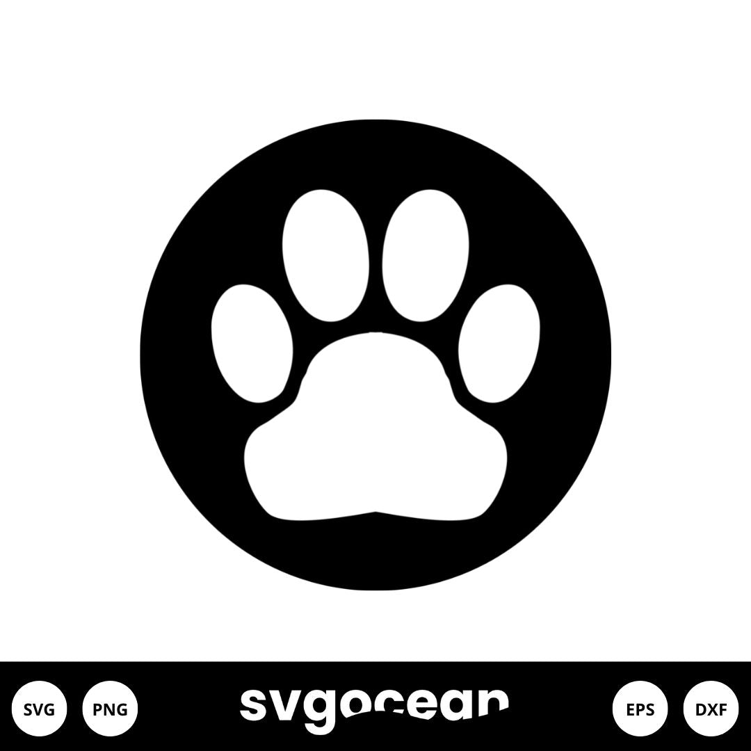 Panther Paws Svg vector for instant download - Svg Ocean — svgocean