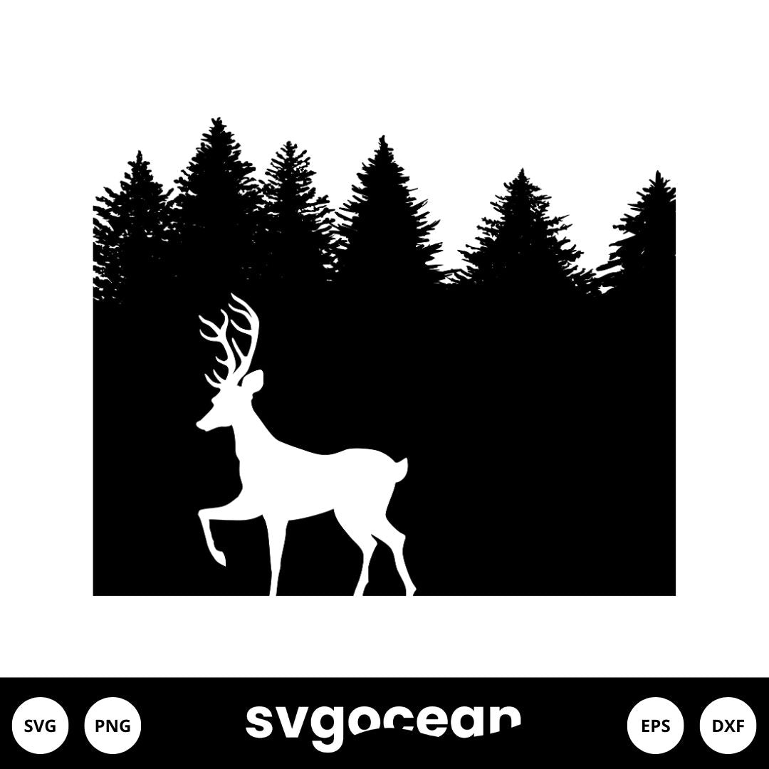 Deer Svg vector for instant download - Svg Ocean — svgocean