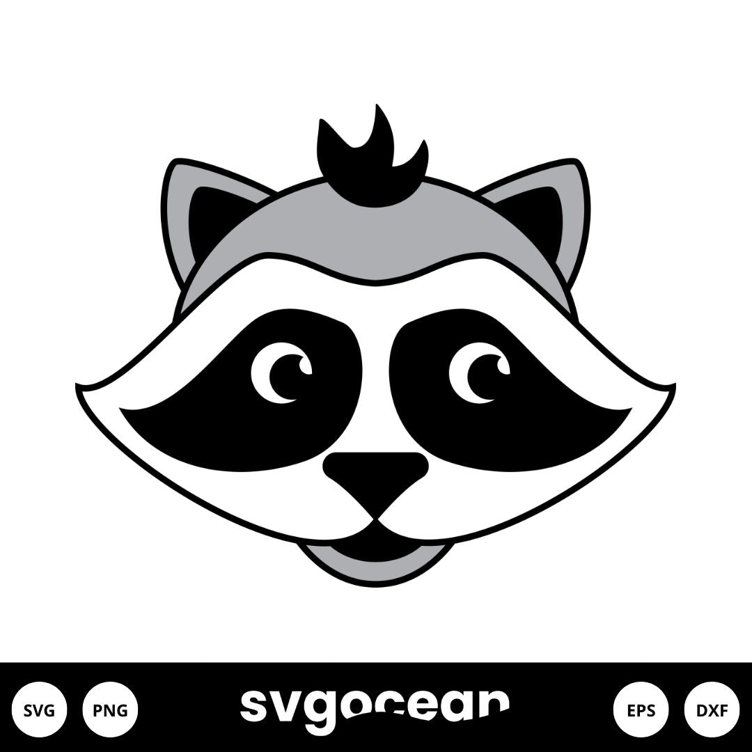 Raccoon Svg vector for instant download - Svg Ocean — svgocean