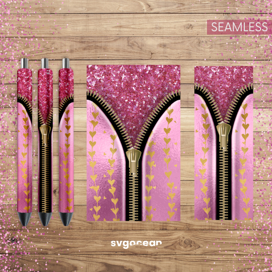 Zipper Design Pen Wraps Sublimation - Svg Ocean — svgocean