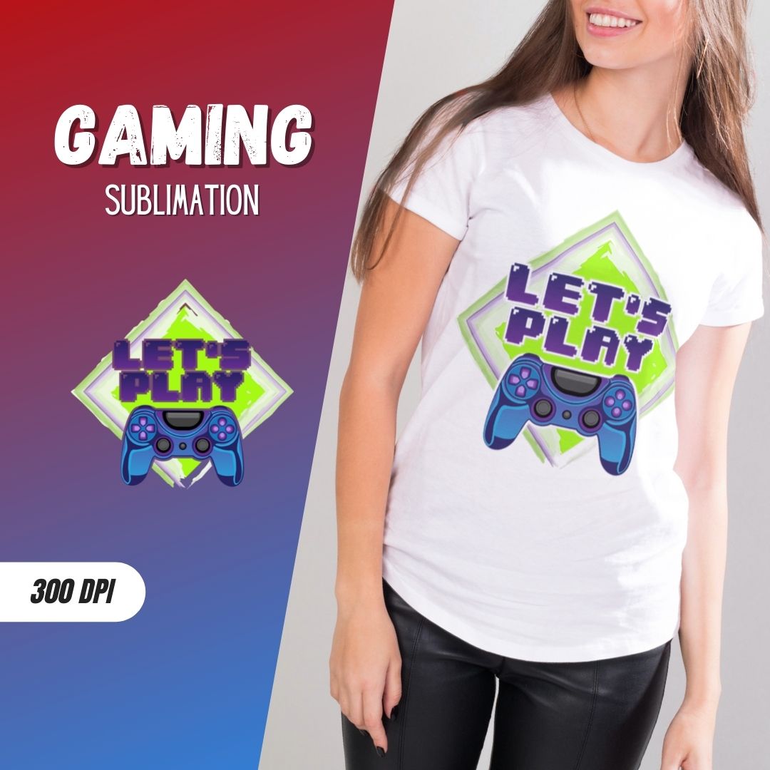Let's Play Sublimation vector for instant download - Svg Ocean — svgocean
