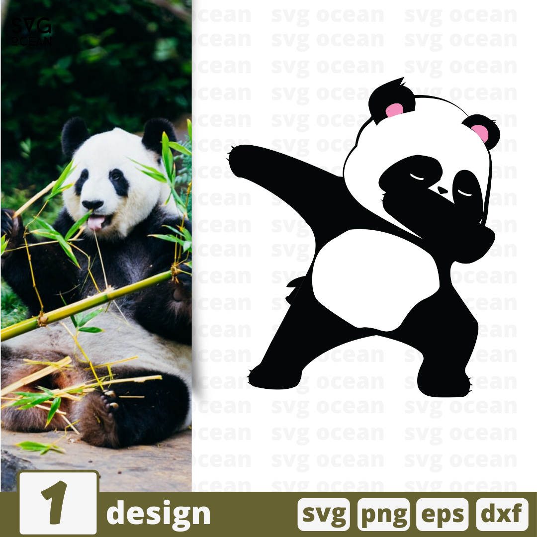 FREE Dab panda SVG file for cricut - Svg Ocean — svgocean