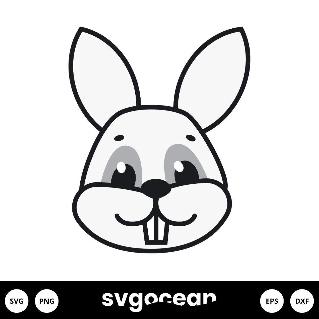 Rabbit Svg vector for instant download - Svg Ocean — svgocean