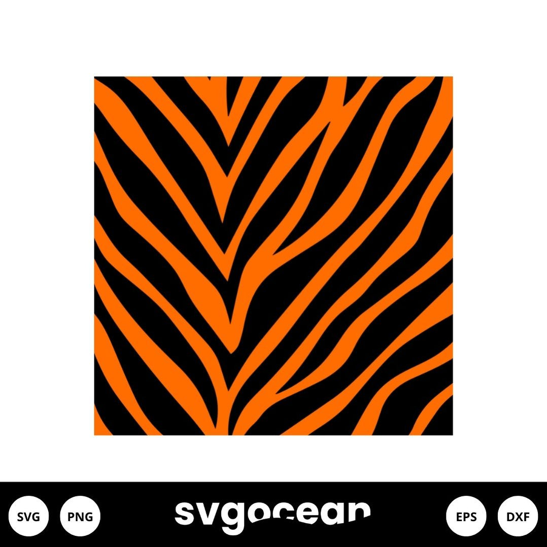 Tiger Print Svg vector for instant download - Svg Ocean — svgocean