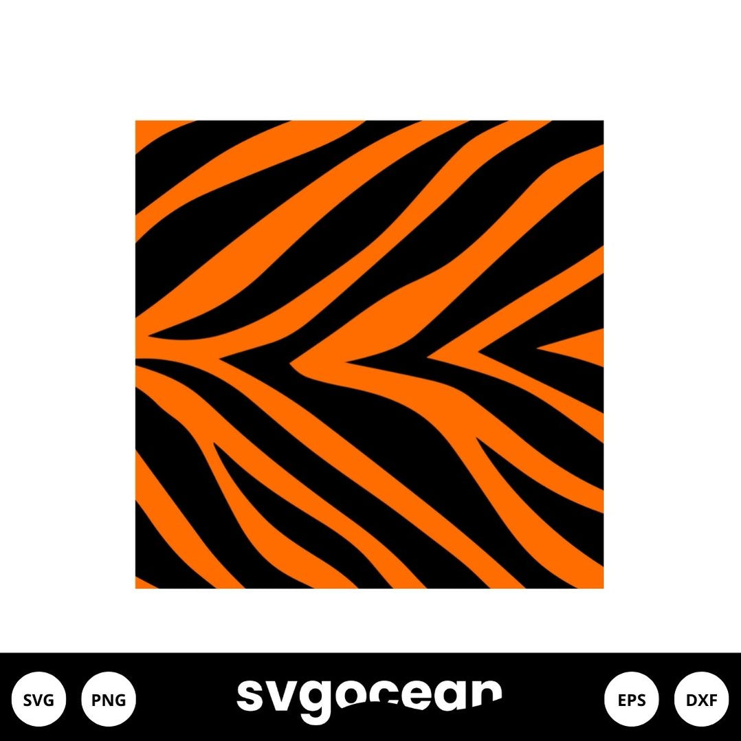 Tiger Stripes Svg vector for instant download - Svg Ocean — svgocean