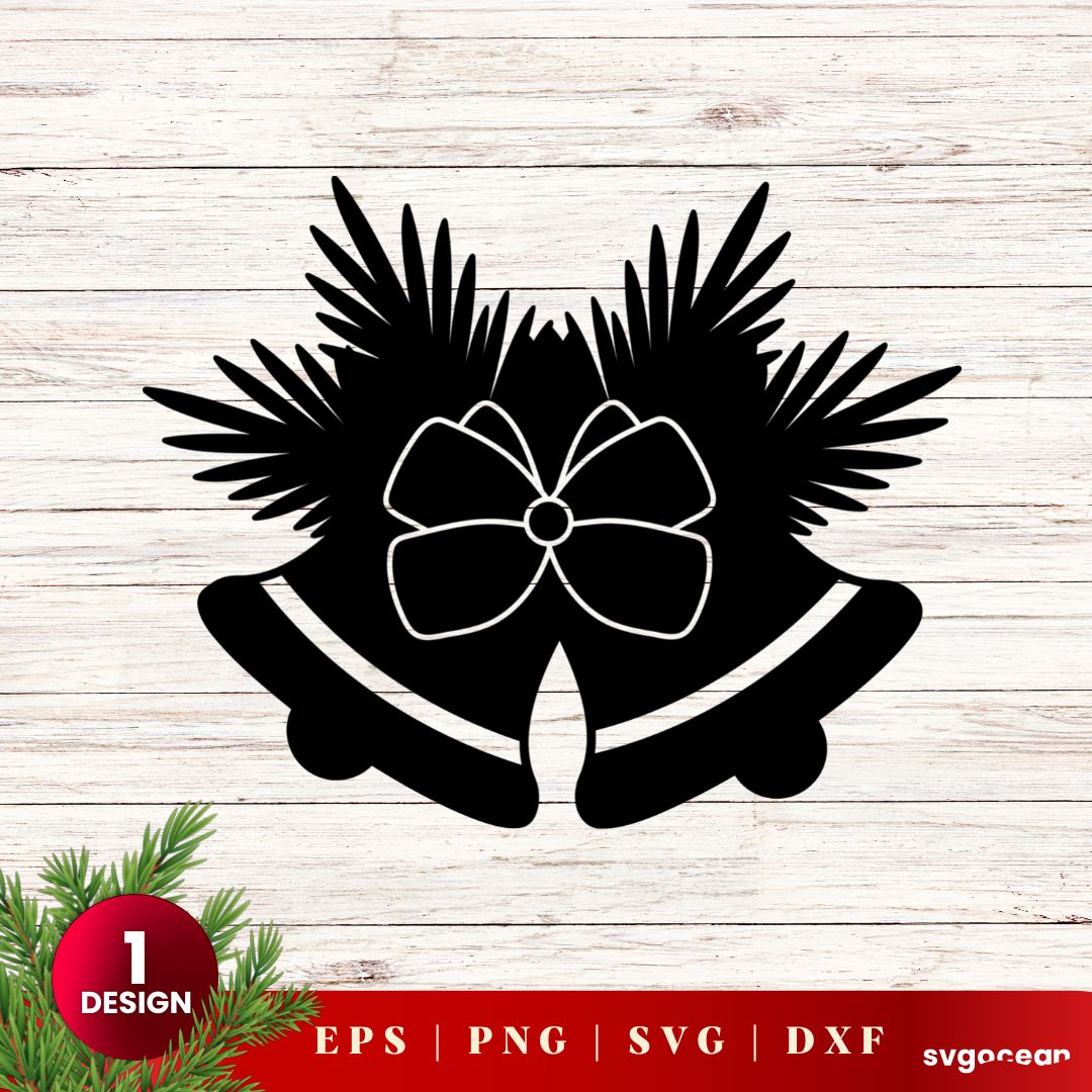 Christmas Bells Svg vector for instant download - Svg Ocean — svgocean