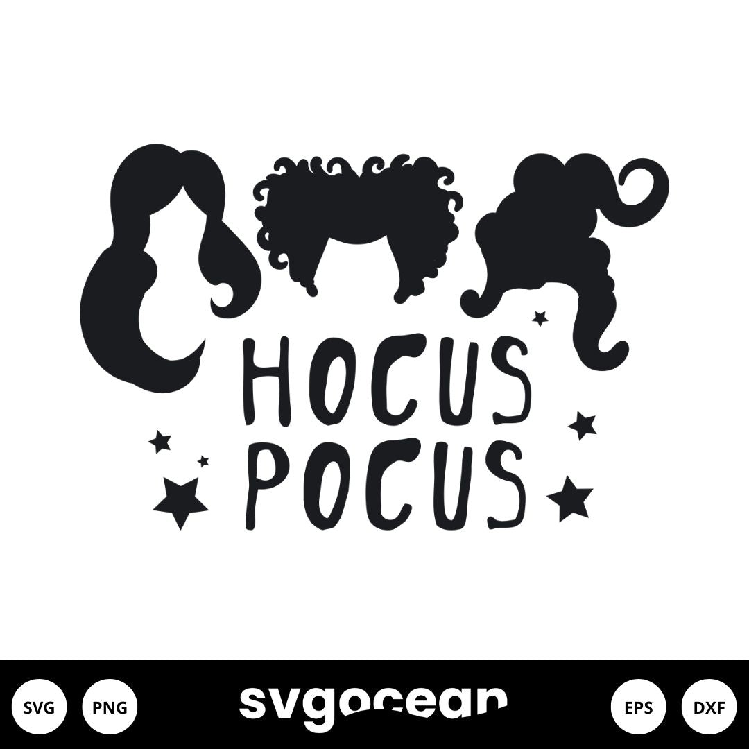 Hocus Pocus Svg File vector for instant download - Svg Ocean — svgocean