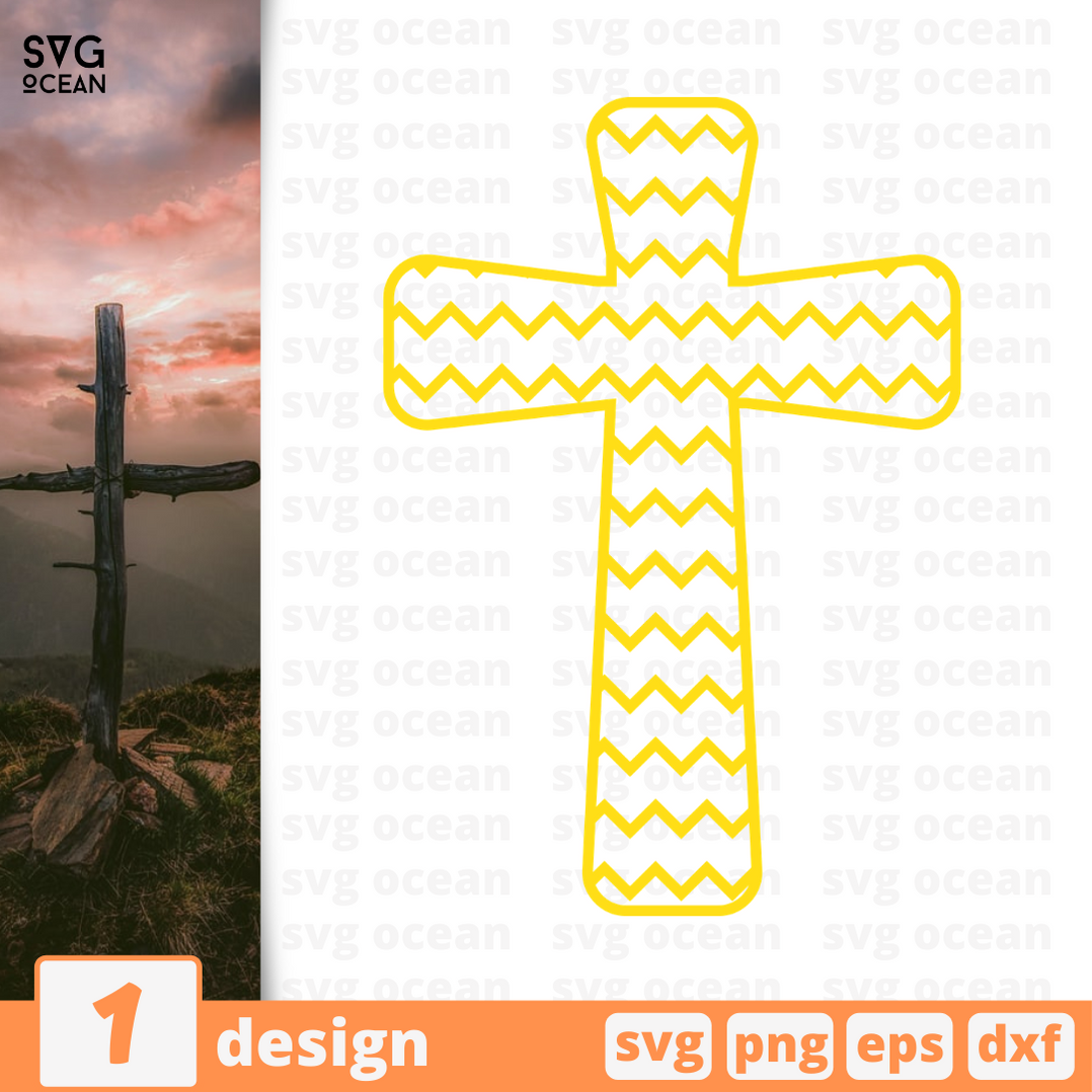 Cross monogram SVG bundle vector for instant download - Svg Ocean ...