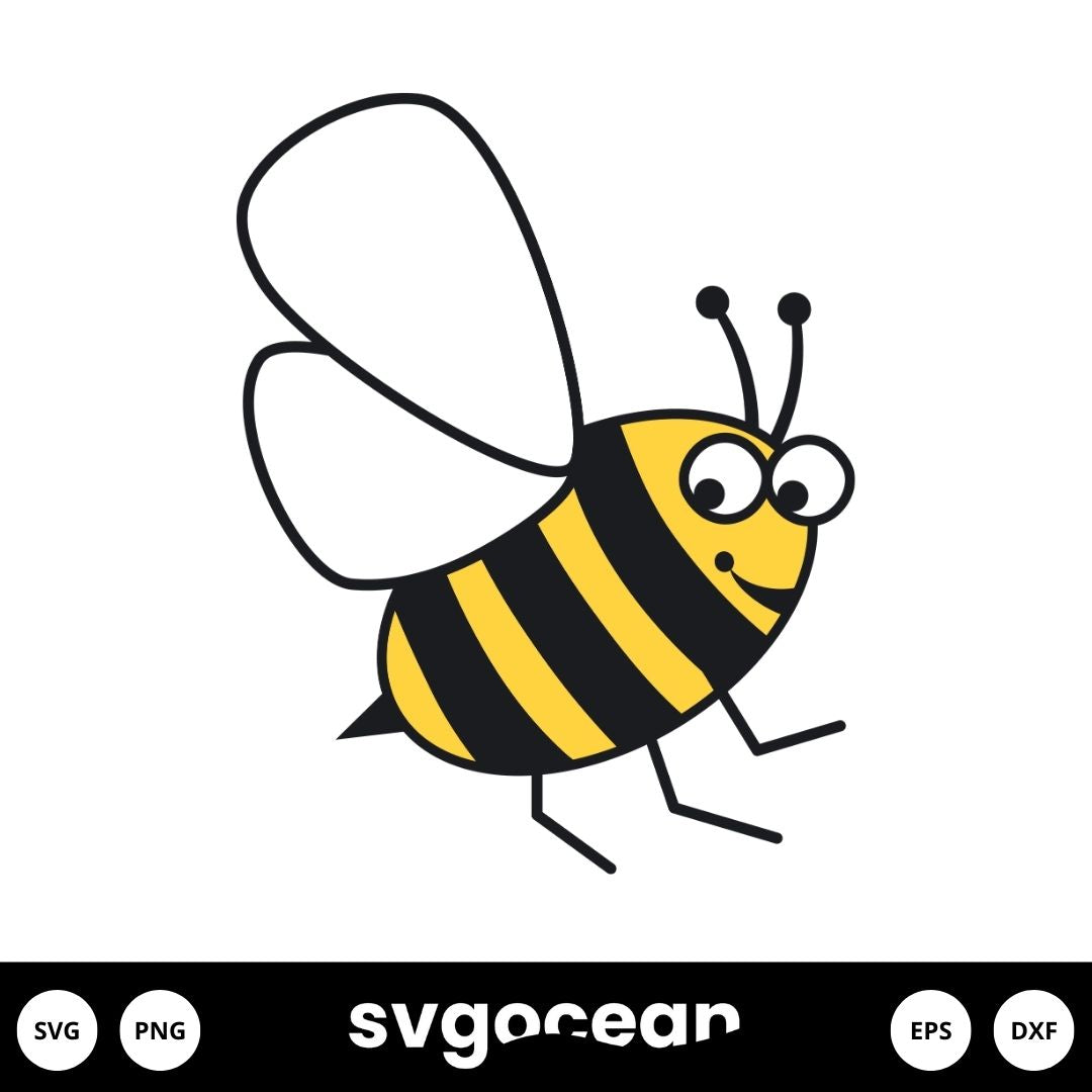Bumble Bee Svg vector for instant download - Svg Ocean — svgocean