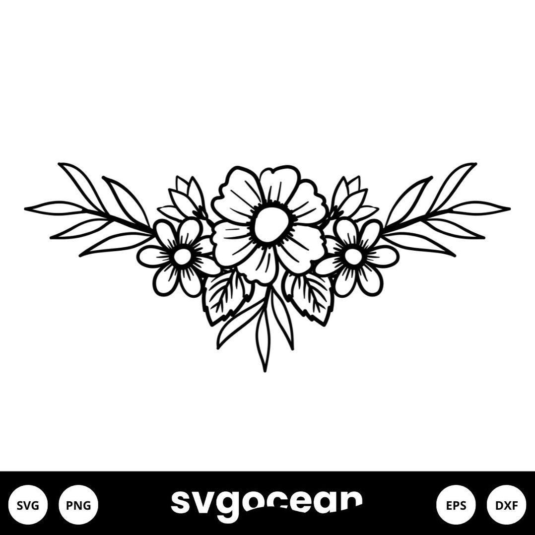 Flowers SVG Bundle vector for instant download - Svg Ocean — svgocean