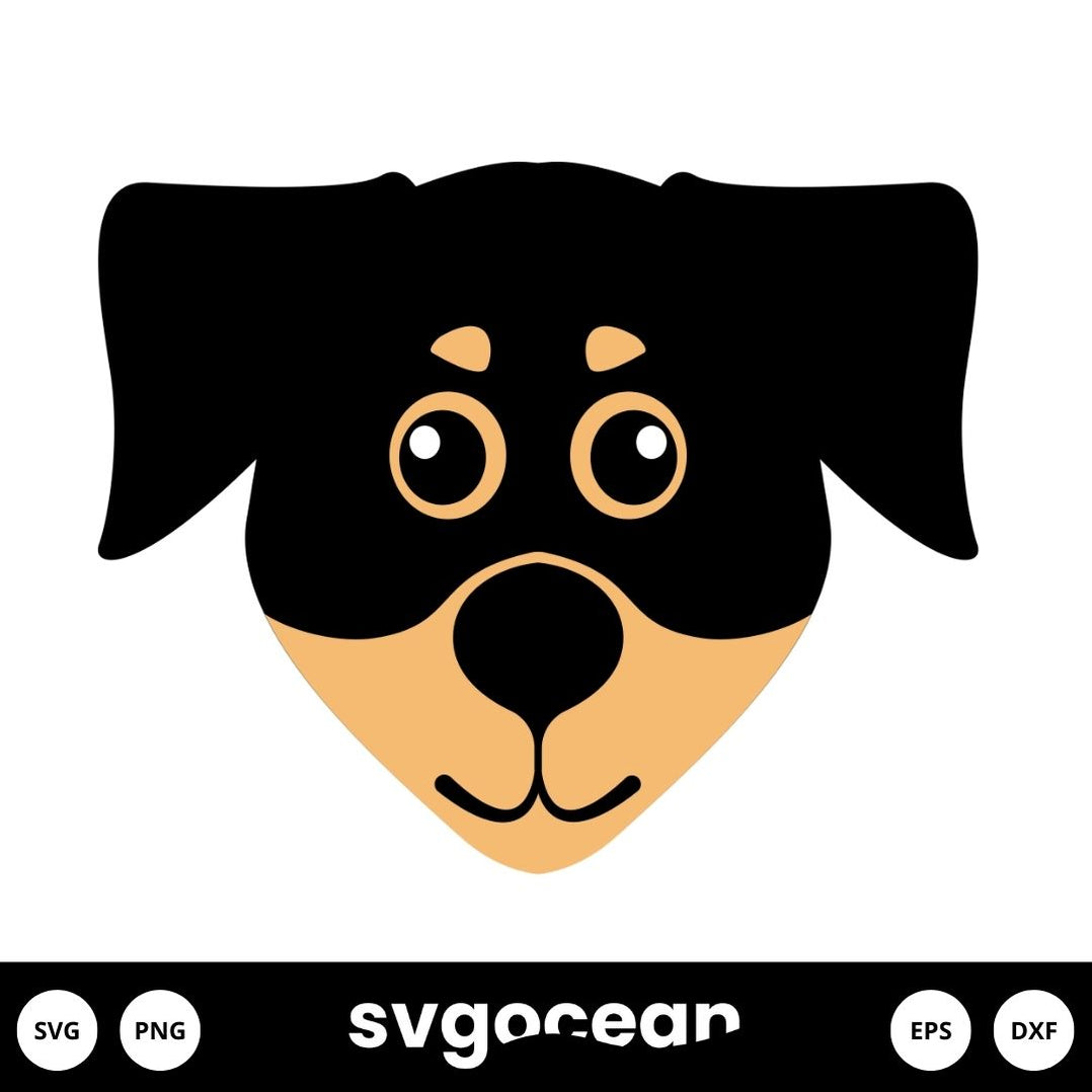 Rottweiler Svg vector for instant download - Svg Ocean — svgocean
