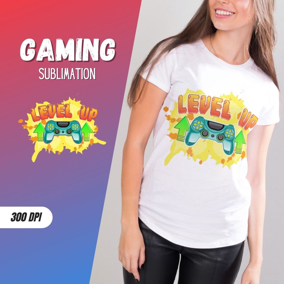 Level up Sublimation vector for instant download - Svg Ocean — svgocean