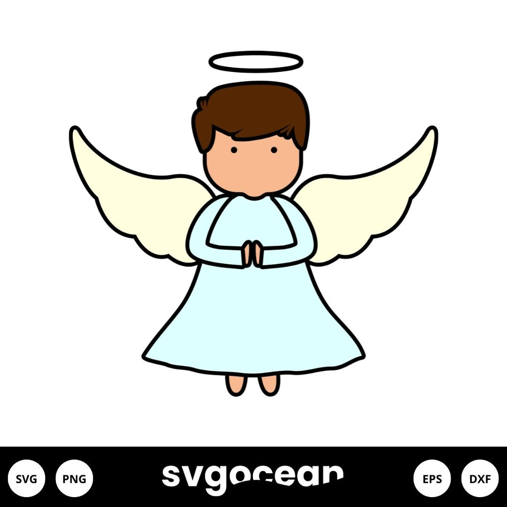 Angels SVG Cut Files - Free Download — svgocean
