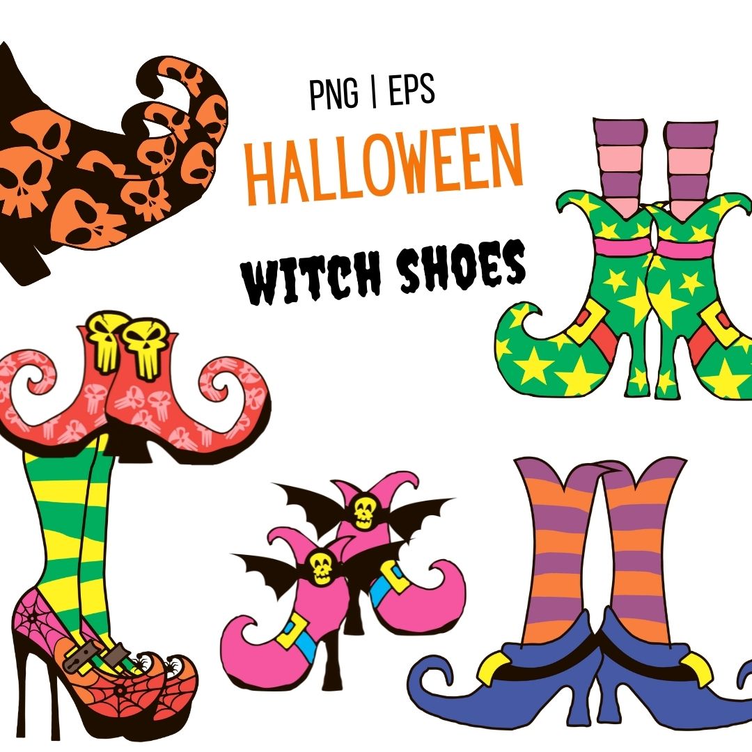 Witch Shoes Clipart vector for instant download - Svg Ocean — svgocean