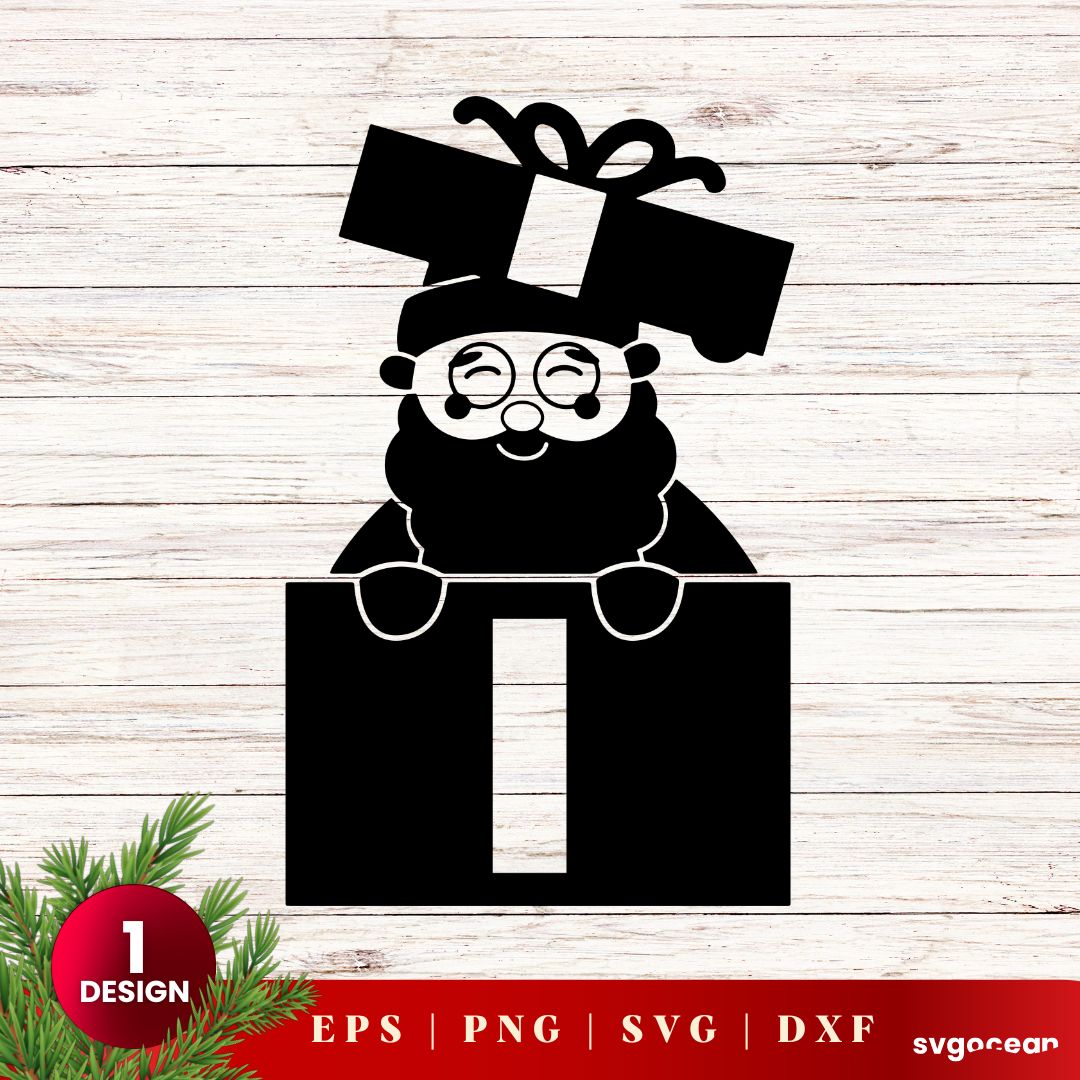 Santa Claus Design vector for instant download - Svg Ocean — svgocean