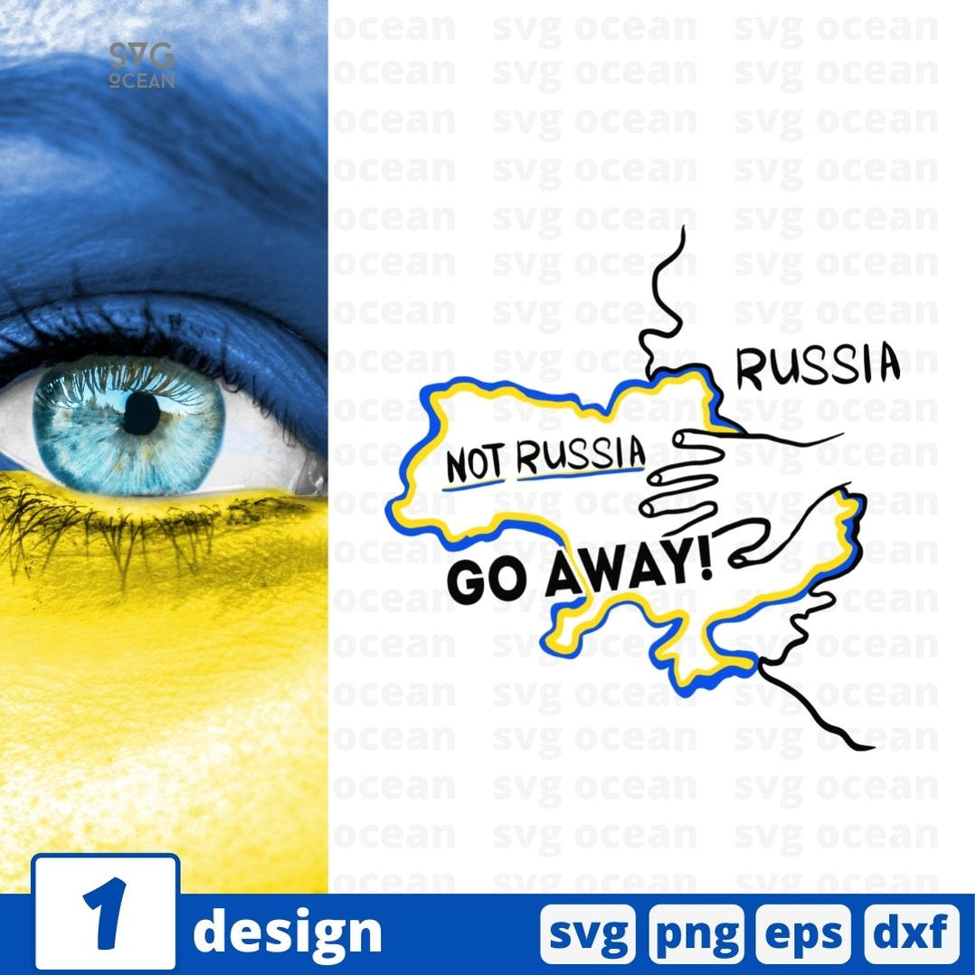 RUSSIA NOT RUSSIA SVG Cut File vector for instant download - Svg Ocean ...