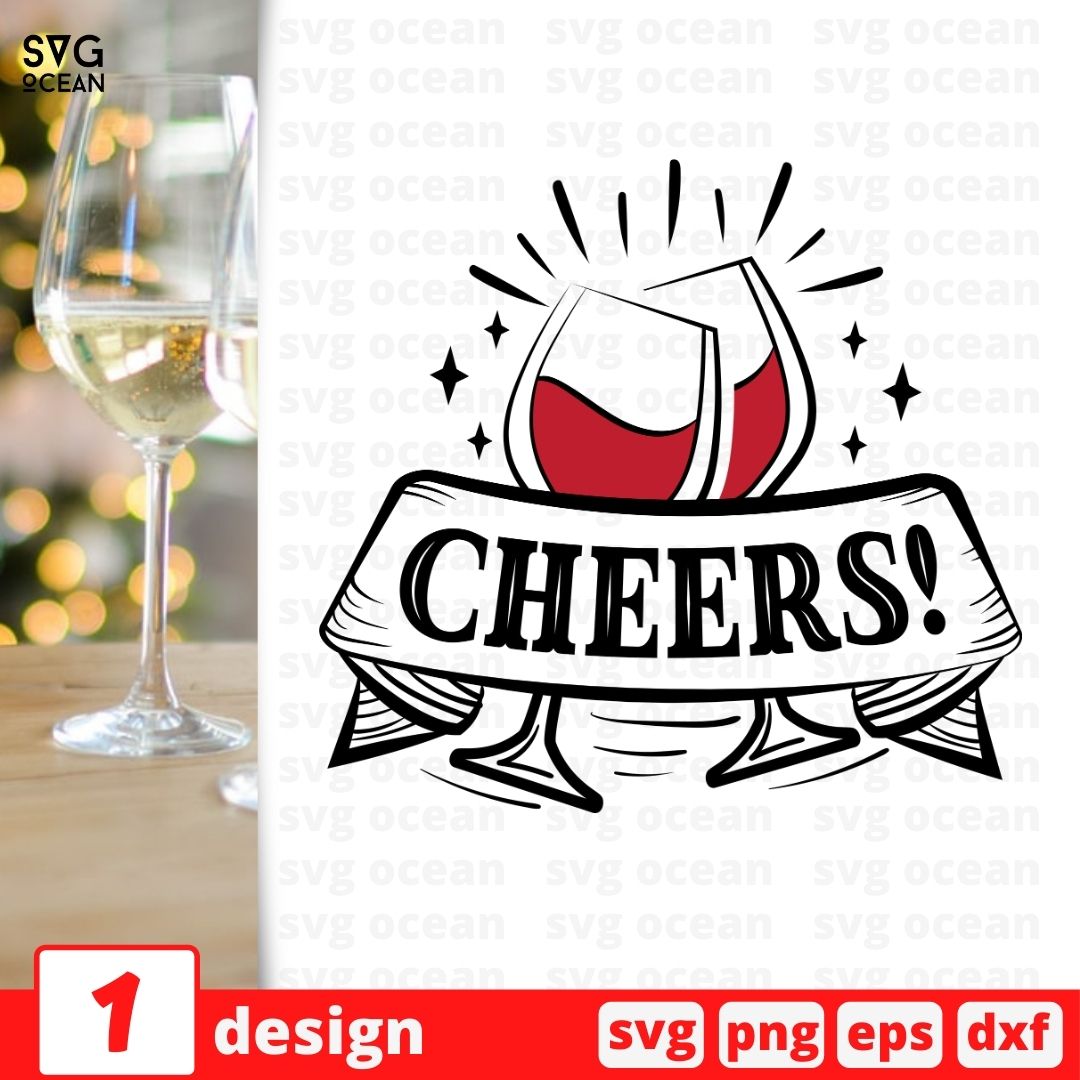 Cheers! vector for instant download - Svg Ocean — svgocean