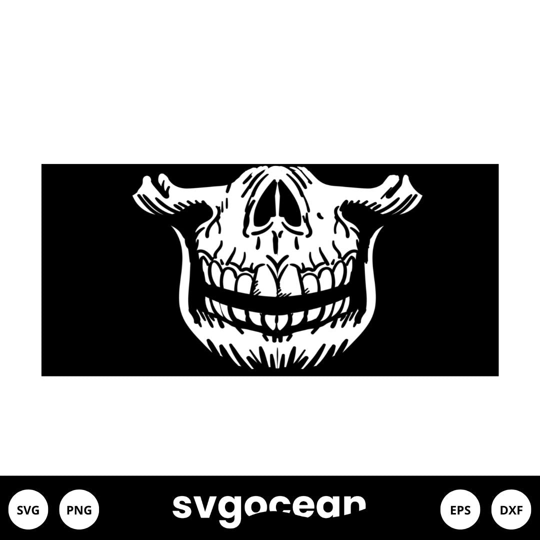 Skeleton Mouth Svg vector for instant download - Svg Ocean — svgocean