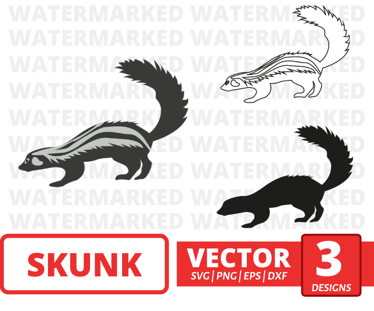 Skunk SVG bundle vector for instant download - Svg Ocean — svgocean