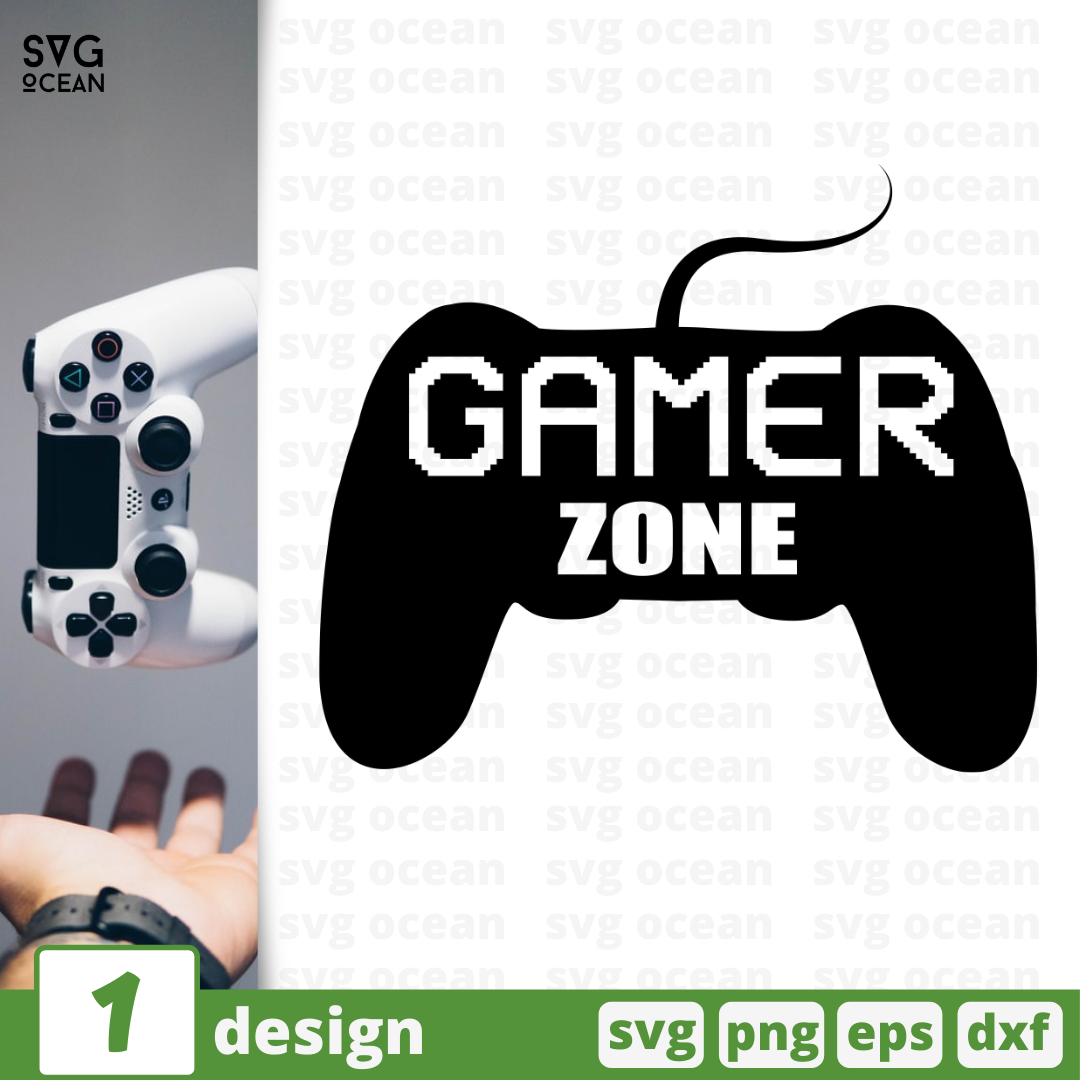 Gamer Zone SVG vector for instant download - Svg Ocean — svgocean