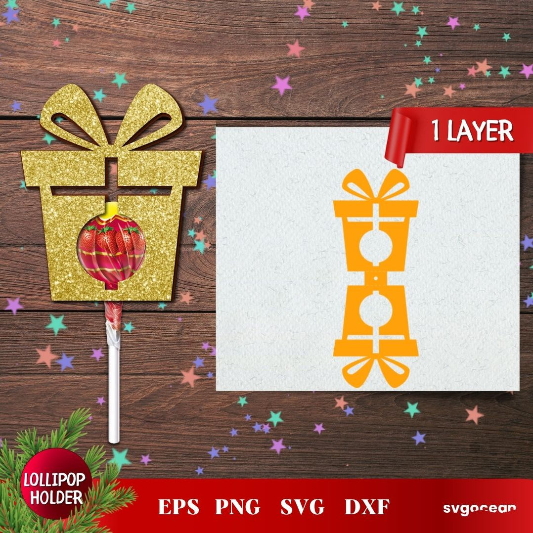 Christmas Lollipop Holders Svg Bundle vector for instant download - Svg ...