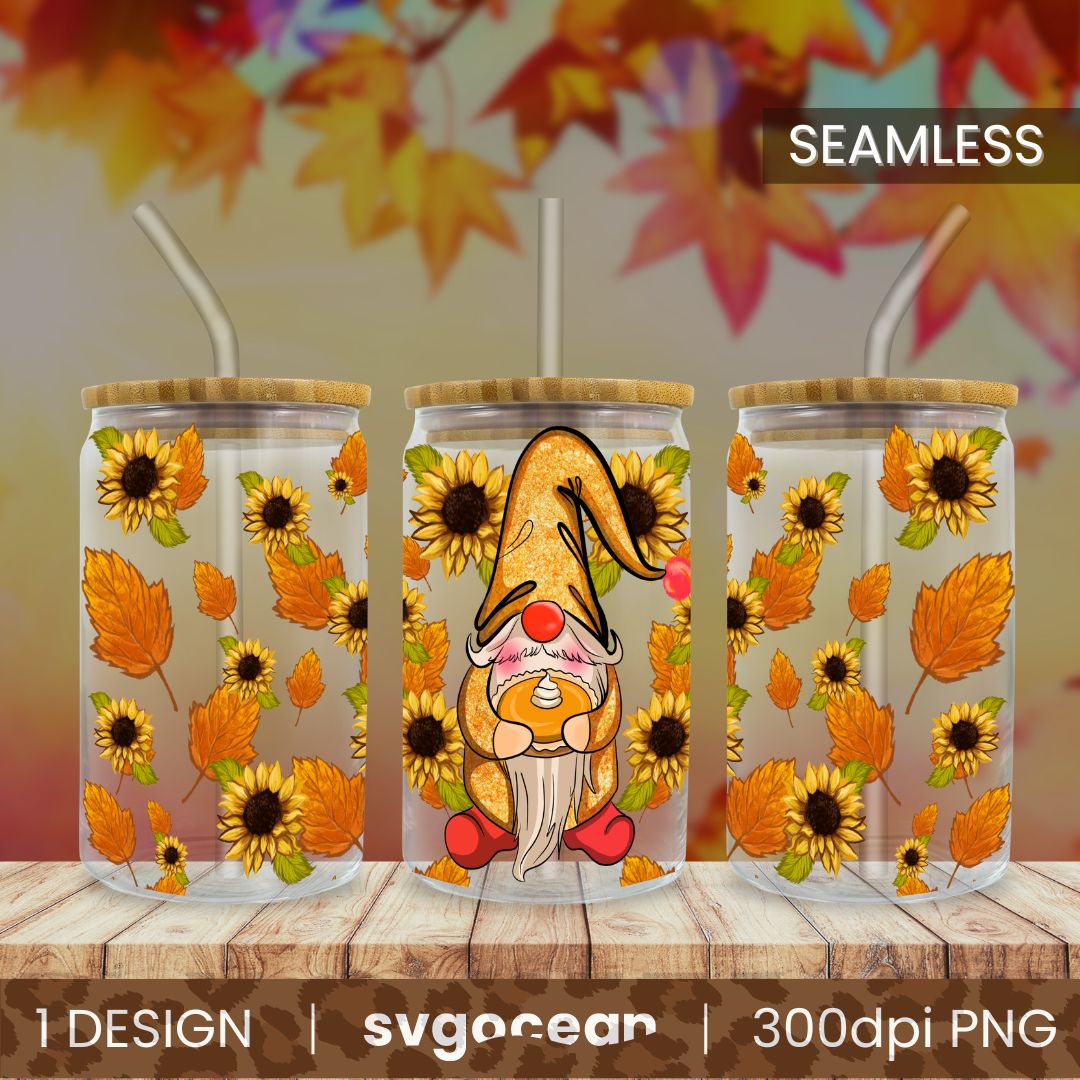 Fall Pattern Wrap vector for instant download - Svg Ocean — svgocean