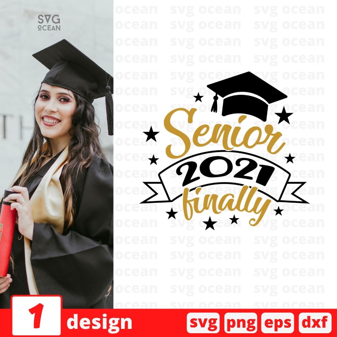 Free Graduation SVG Cut File vector for instant download - Svg Ocean ...