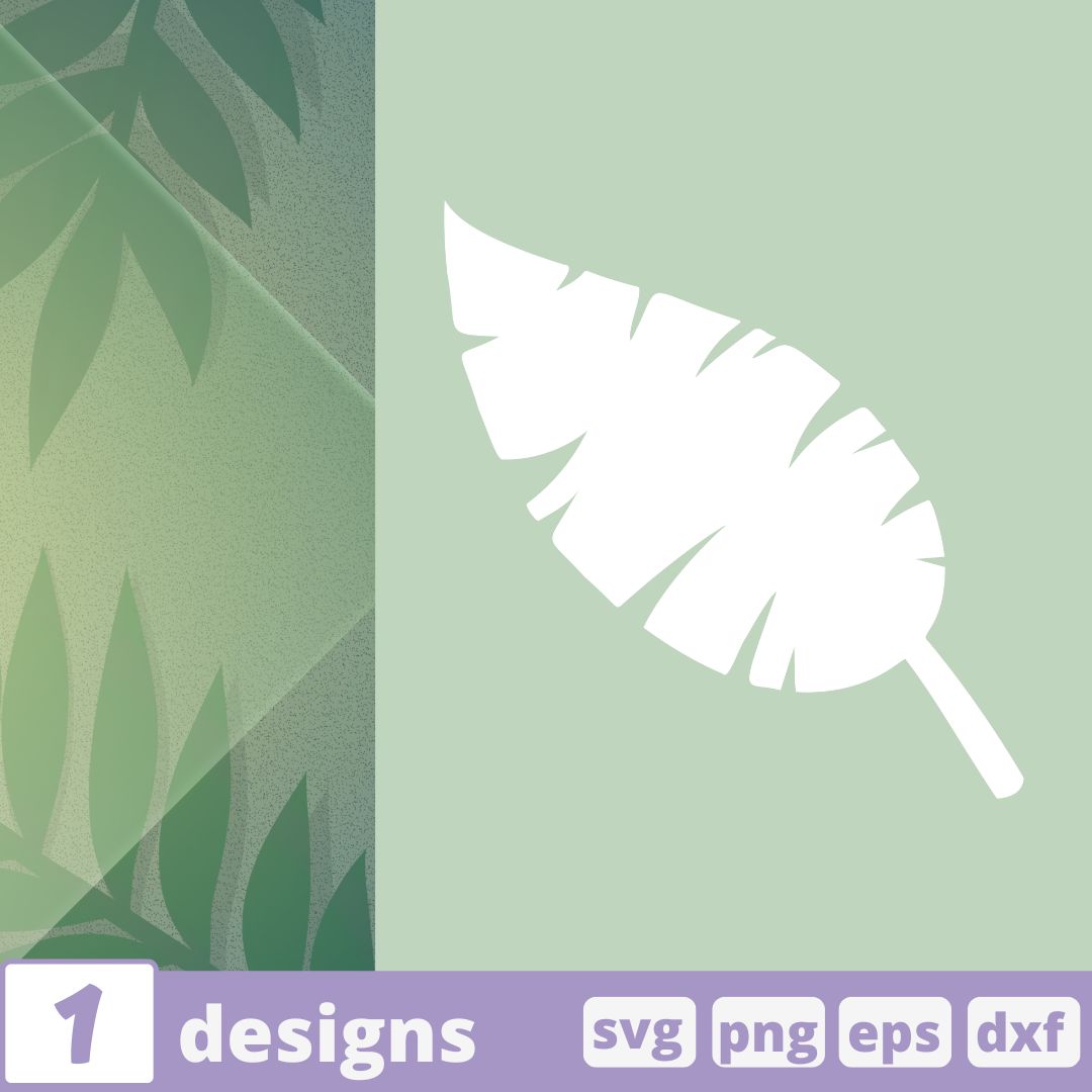 Palm Leaf SVG vector for instant download - Svg Ocean — svgocean
