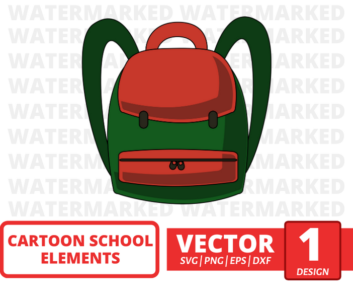 Backpack SVG bundle vector for instant download - Svg Ocean — svgocean