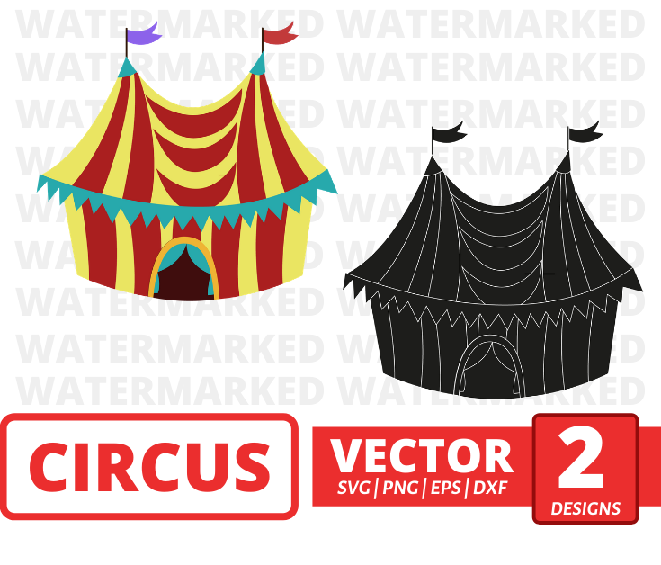 Big top SVG bundle vector for instant download - Svg Ocean — svgocean