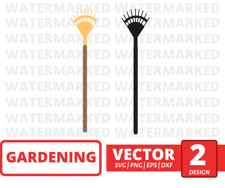 Big rake SVG bundle vector for instant download - Svg Ocean — svgocean