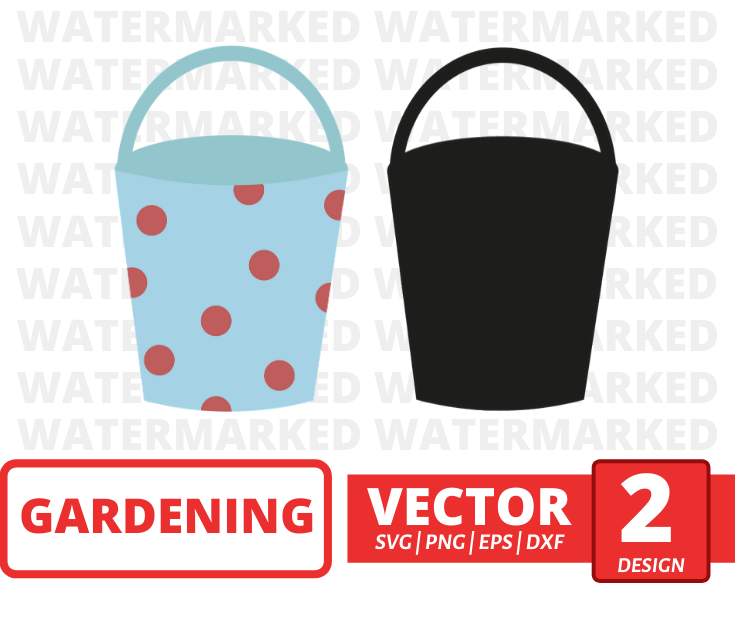 Bucket SVG bundle vector for instant download - Svg Ocean — svgocean