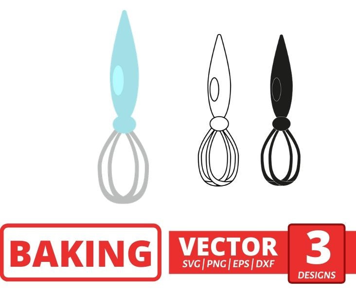 Electric whisk SVG bundle vector for instant download - Svg Ocean ...