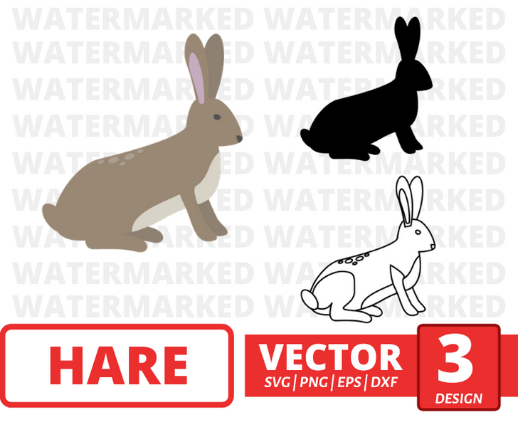 Hare SVG bundle vector for instant download - Svg Ocean — svgocean
