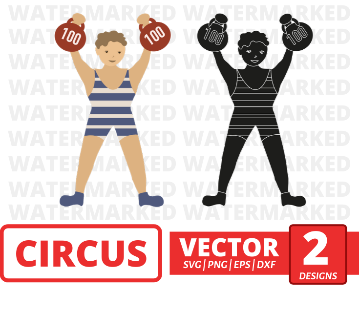 Strong man SVG bundle vector for instant download - Svg Ocean — svgocean