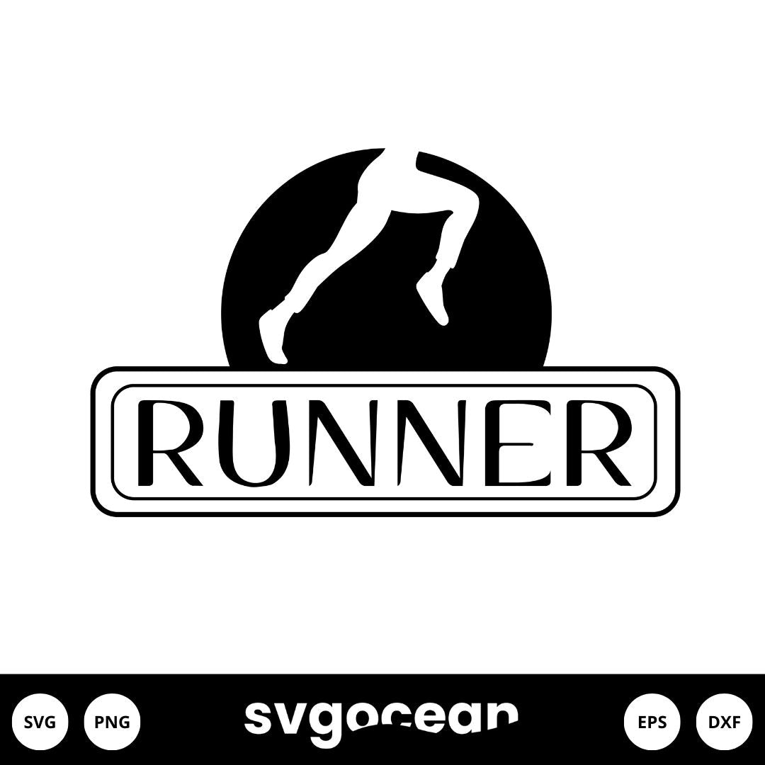 Runner SVG vector for instant download - Svg Ocean — svgocean