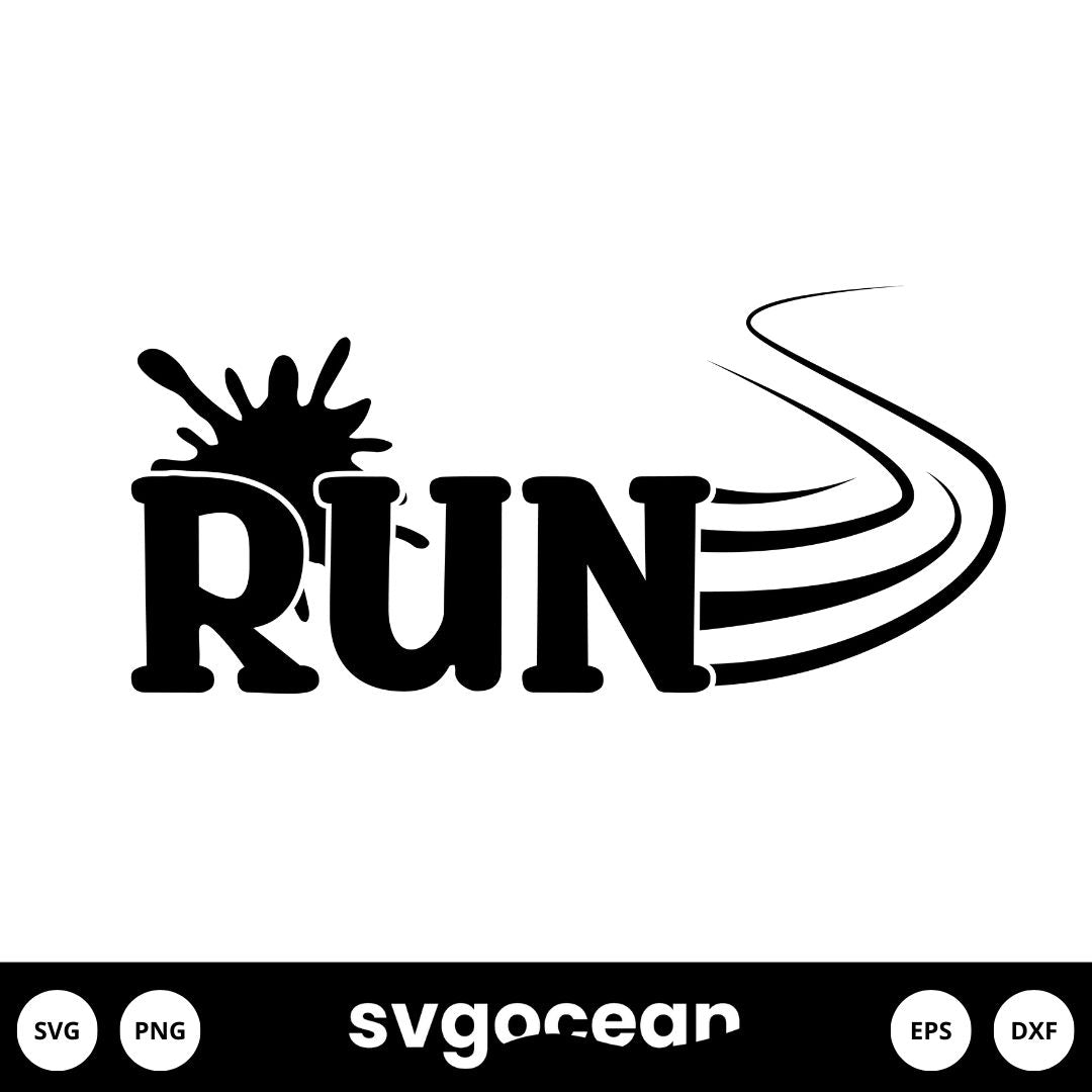 Run SVG vector for instant download - Svg Ocean — svgocean