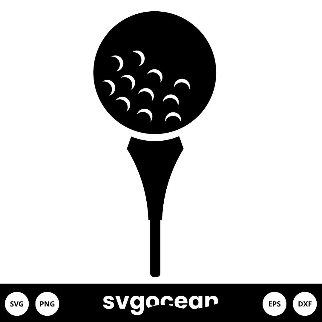 Golf Ball SVG vector for instant download - Svg Ocean — svgocean