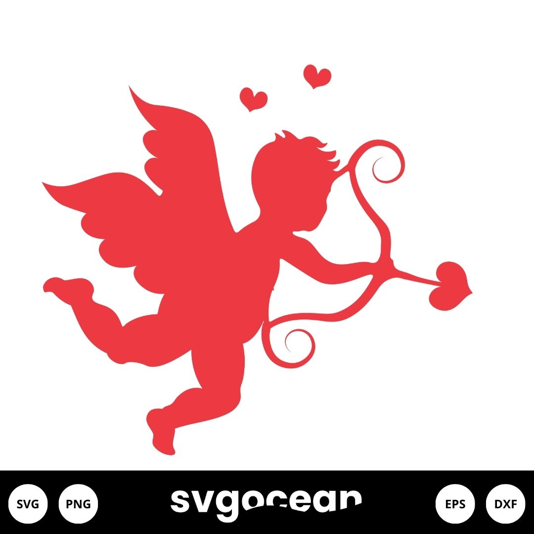 Cupid SVG vector for instant download - Svg Ocean — svgocean