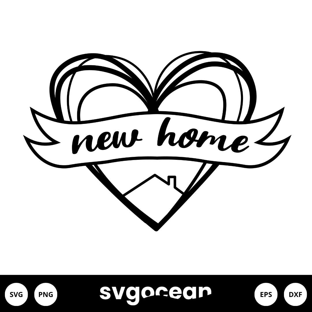 New Home SVG vector for instant download - Svg Ocean — svgocean