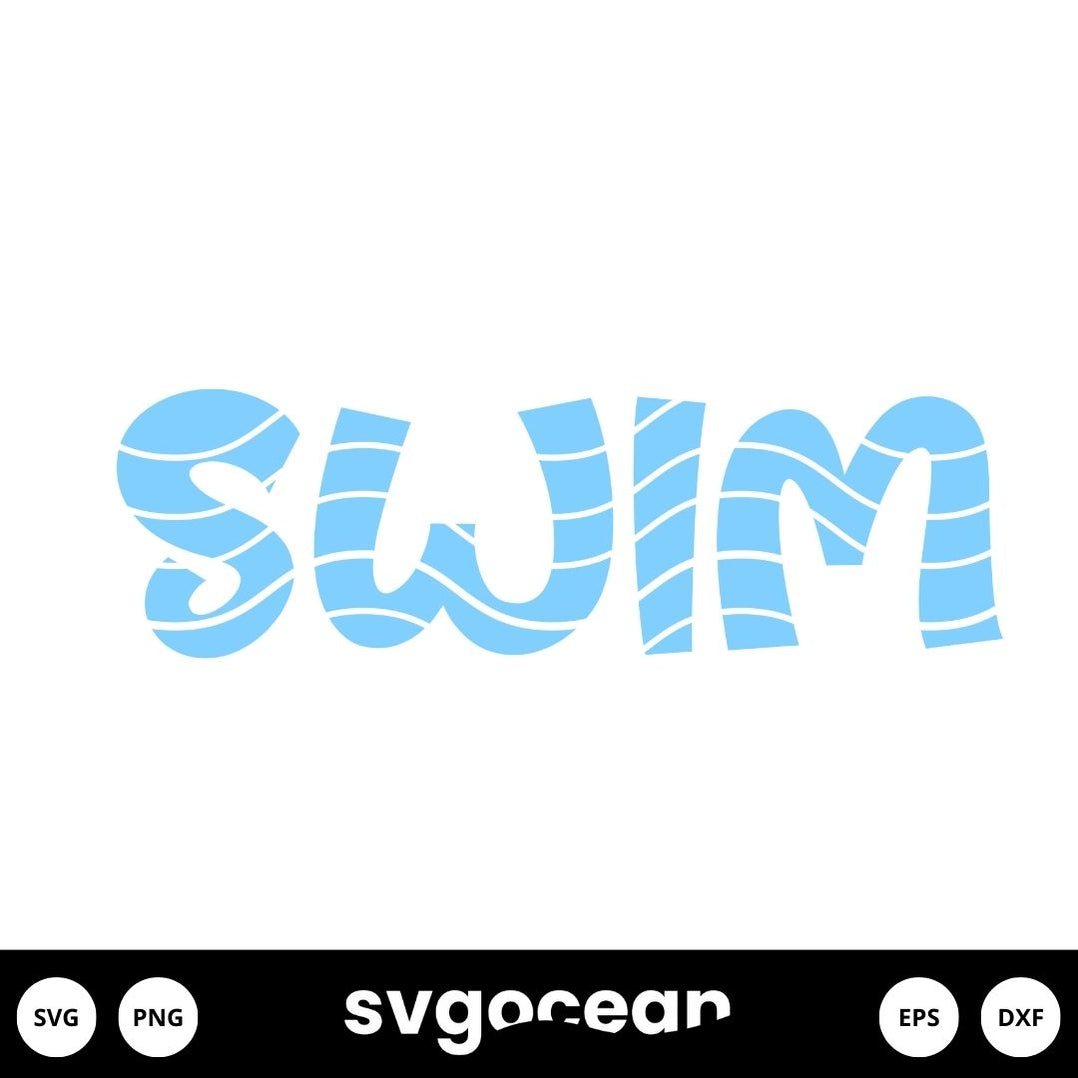 Swim SVG vector for instant download - Svg Ocean — svgocean